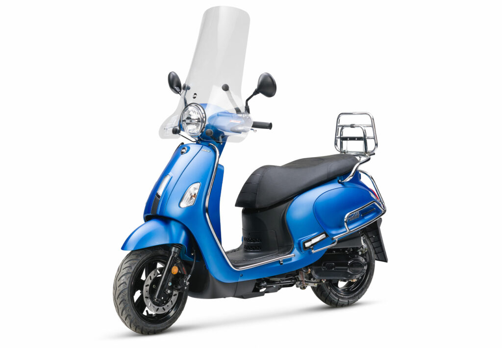 Sym Fiddle 4 (IV) Premium Mat Blauw kopen of leasen ...